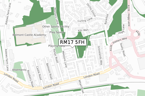 RM17 5FH maps, stats, and open data