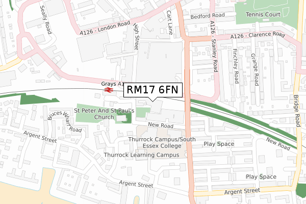 RM17 6FN maps, stats, and open data