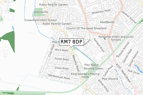 RM7 8DP maps, stats, and open data
