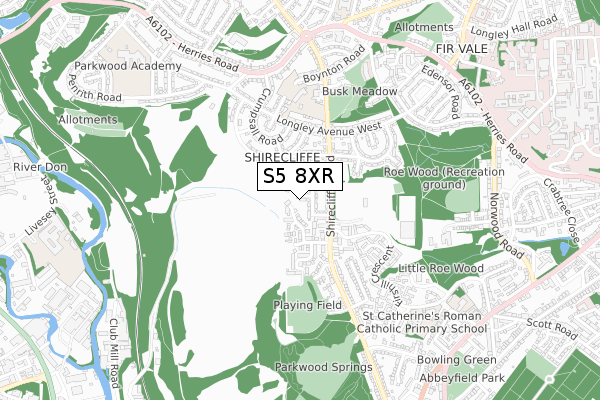 S5 8XR maps, stats, and open data