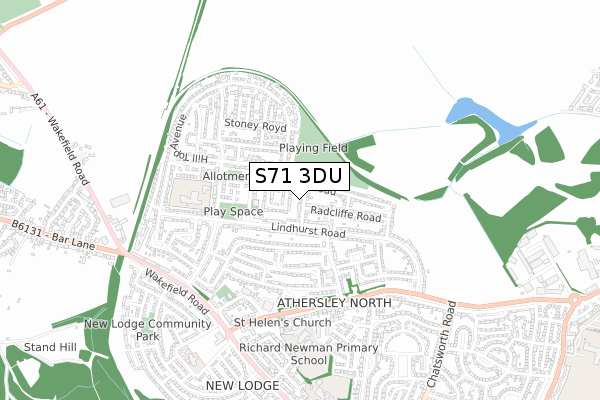 S71 3DU maps, stats, and open data