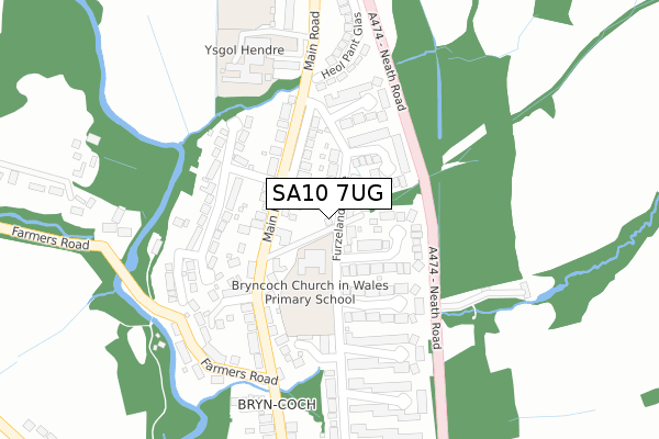 SA10 7UG maps, stats, and open data