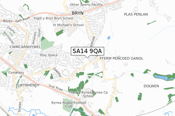 SA14 9QA maps, stats, and open data