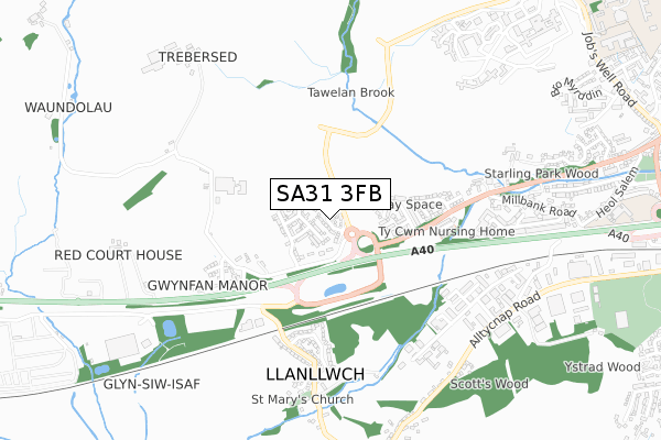 SA31 3FB maps, stats, and open data