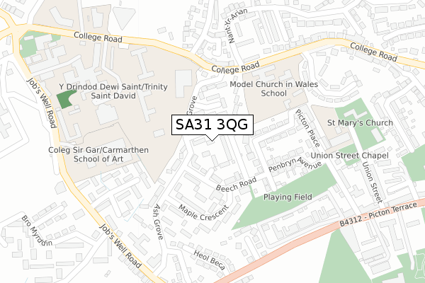 SA31 3QG maps, stats, and open data