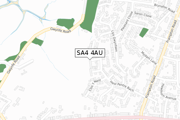 SA4 4AU maps, stats, and open data