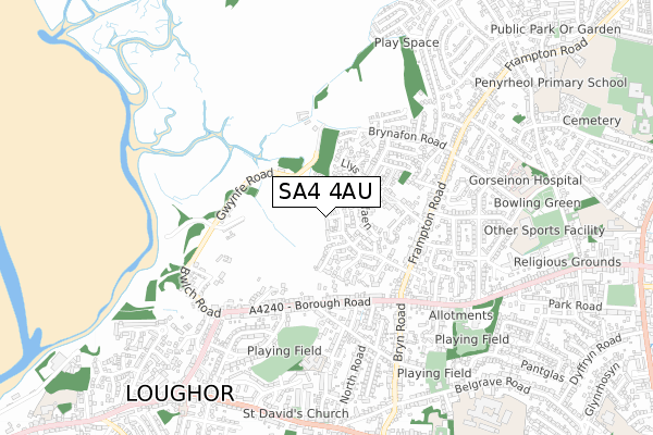 SA4 4AU maps, stats, and open data