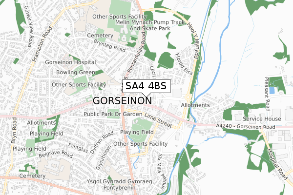 SA4 4BS maps, stats, and open data