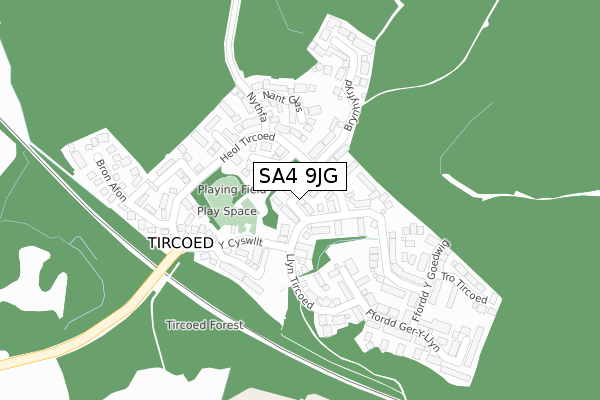 SA4 9JG maps, stats, and open data