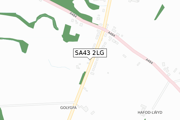 SA43 2LG maps, stats, and open data
