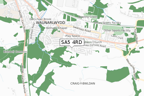 SA5 4RD maps, stats, and open data