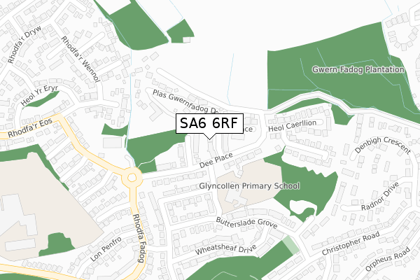 SA6 6RF maps, stats, and open data