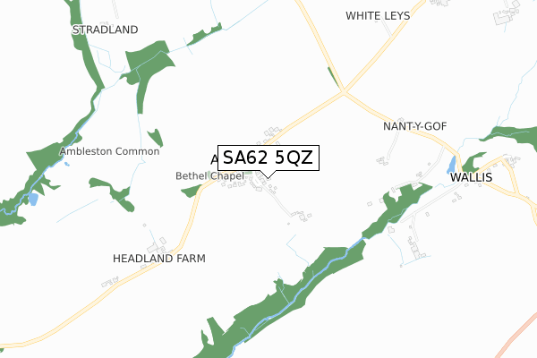 SA62 5QZ maps, stats, and open data