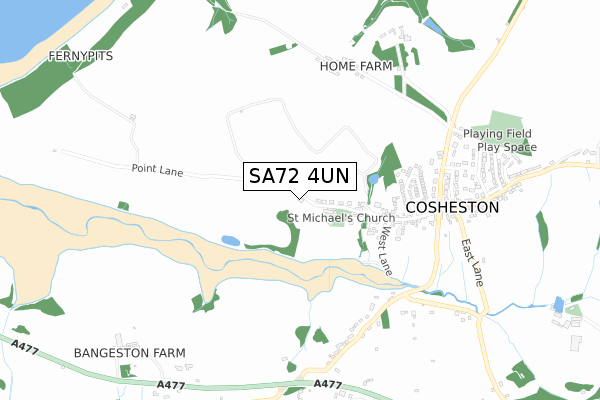 SA72 4UN maps, stats, and open data