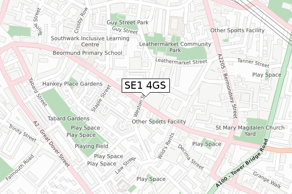SE1 4GS maps, stats, and open data