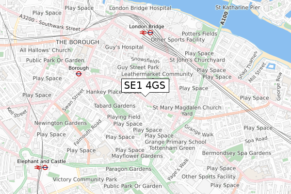 SE1 4GS maps, stats, and open data