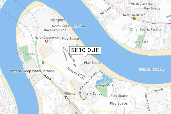 SE10 0UE maps, stats, and open data