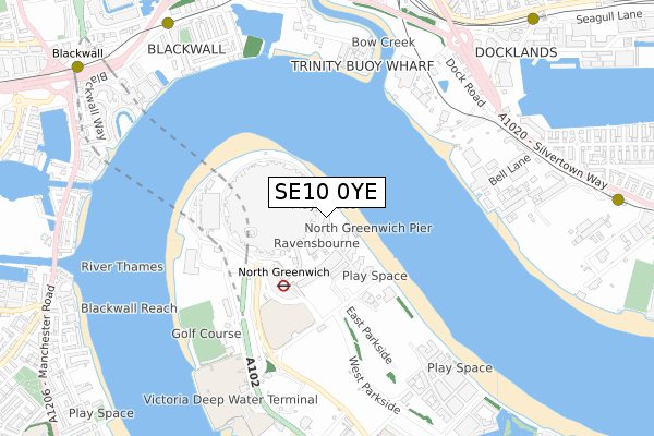 SE10 0YE maps, stats, and open data
