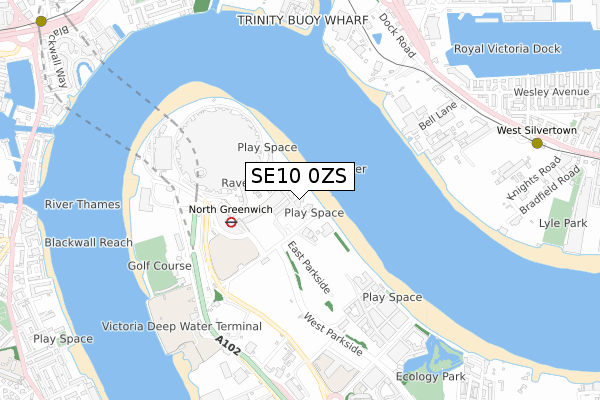 SE10 0ZS maps, stats, and open data