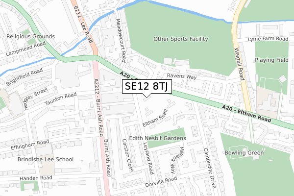 SE12 8TJ maps, stats, and open data