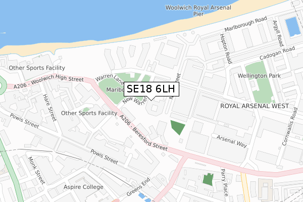 SE18 6LH maps, stats, and open data