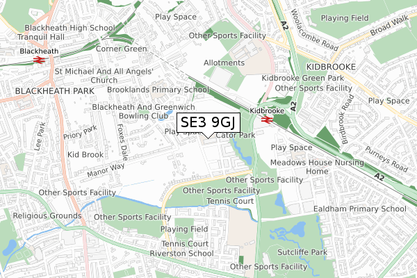 SE3 9GJ maps, stats, and open data