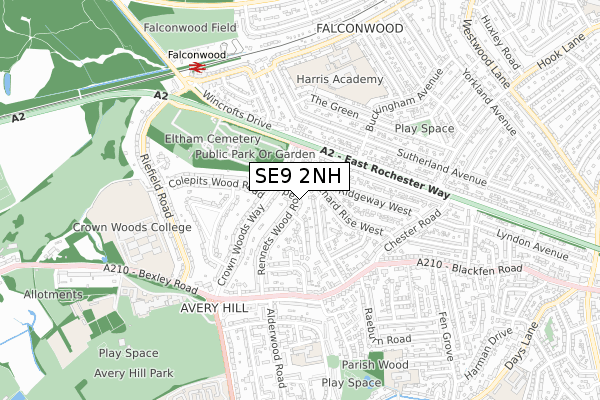 SE9 2NH maps, stats, and open data