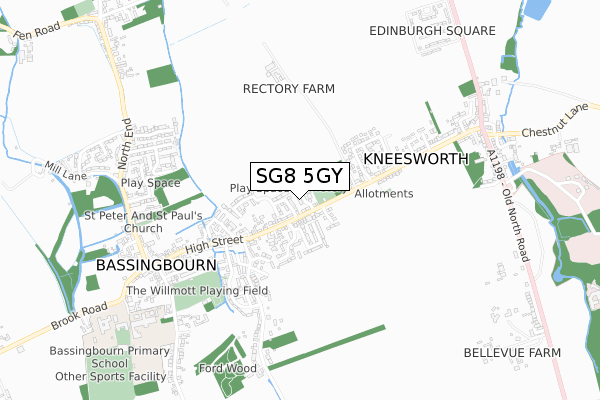 SG8 5GY maps, stats, and open data