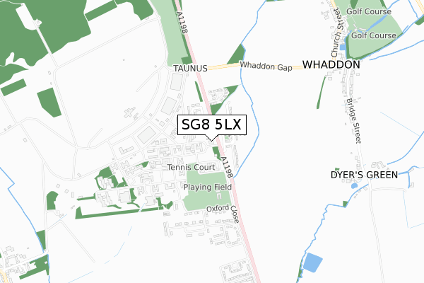 SG8 5LX maps, stats, and open data