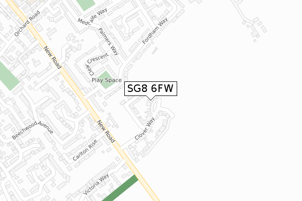 SG8 6FW maps, stats, and open data