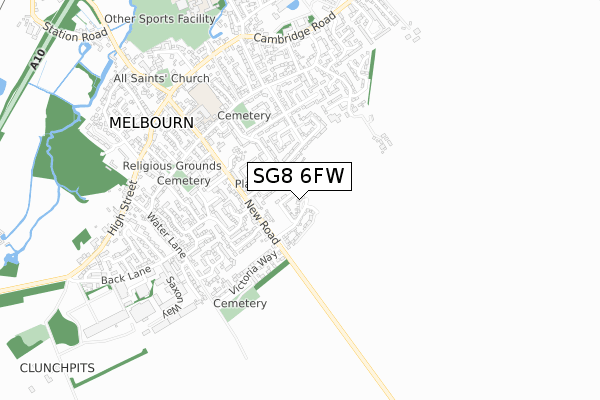 SG8 6FW maps, stats, and open data