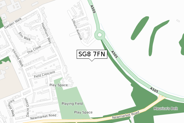 SG8 7FN maps, stats, and open data