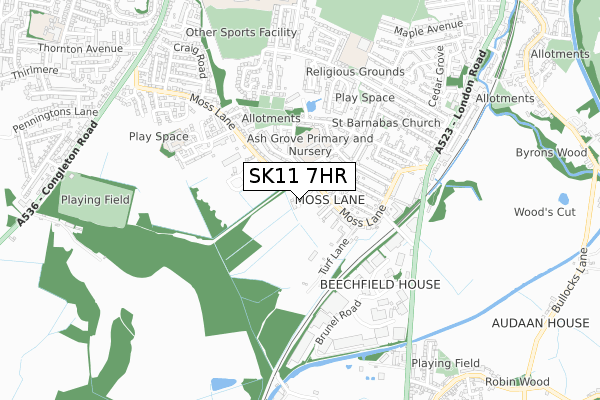 SK11 7HR maps, stats, and open data