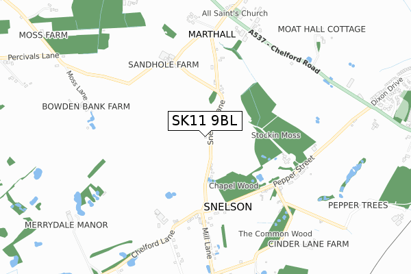 SK11 9BL maps, stats, and open data