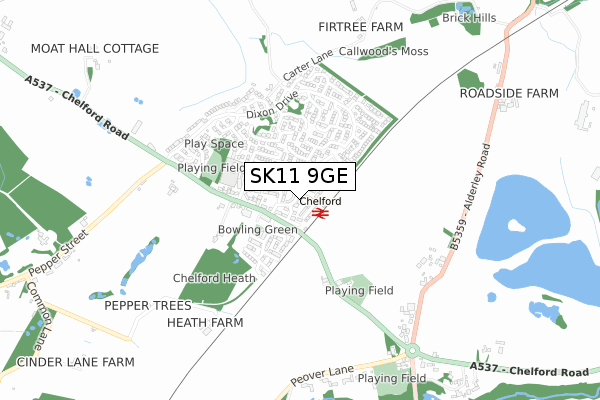 SK11 9GE maps, stats, and open data