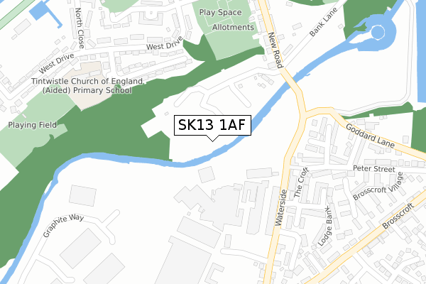 SK13 1AF maps, stats, and open data