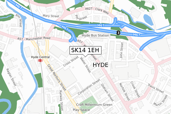 SK14 1EH maps, stats, and open data