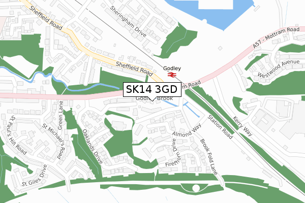 SK14 3GD maps, stats, and open data