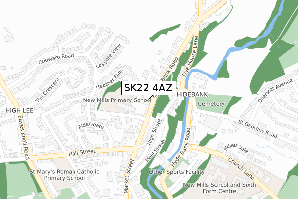 SK22 4AZ maps, stats, and open data