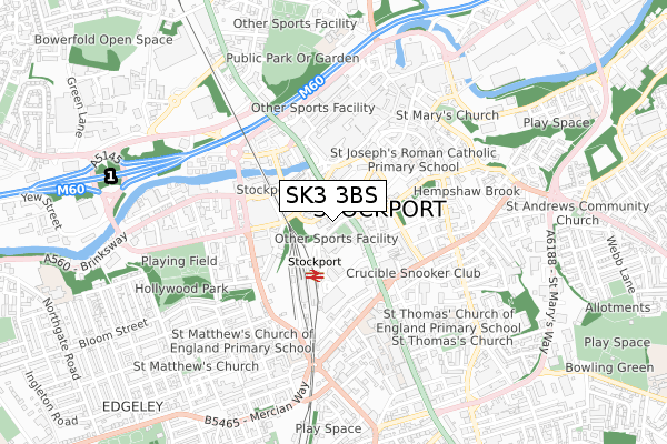 SK3 3BS maps, stats, and open data