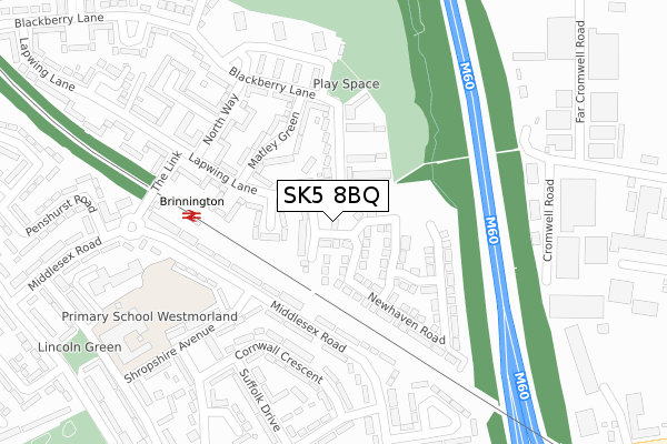 SK5 8BQ maps, stats, and open data