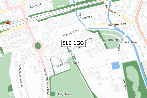 SL6 1GG maps, stats, and open data