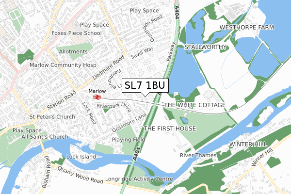 SL7 1BU maps, stats, and open data