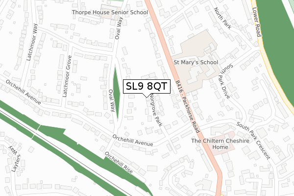 SL9 8QT maps, stats, and open data
