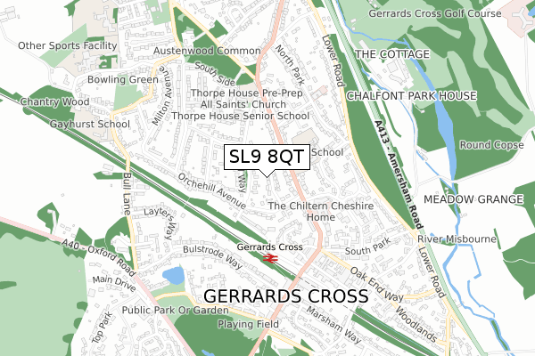 SL9 8QT maps, stats, and open data