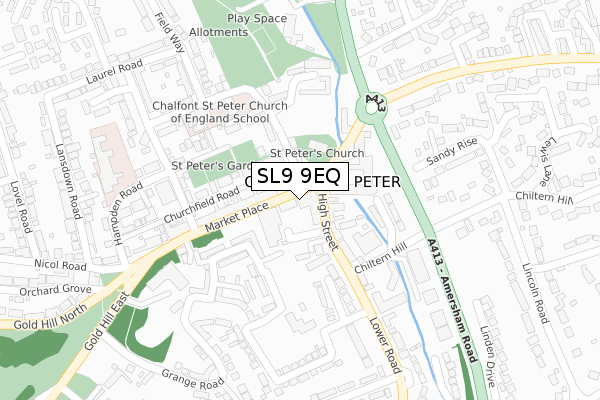 SL9 9EQ maps, stats, and open data