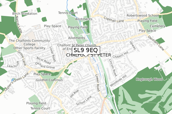SL9 9EQ maps, stats, and open data