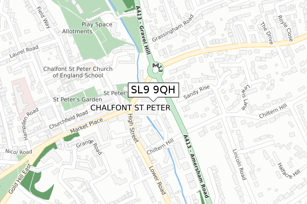 SL9 9QH maps, stats, and open data