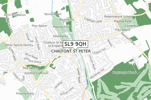 SL9 9QH maps, stats, and open data