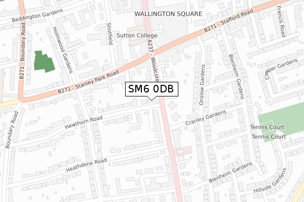 SM6 0DB maps, stats, and open data